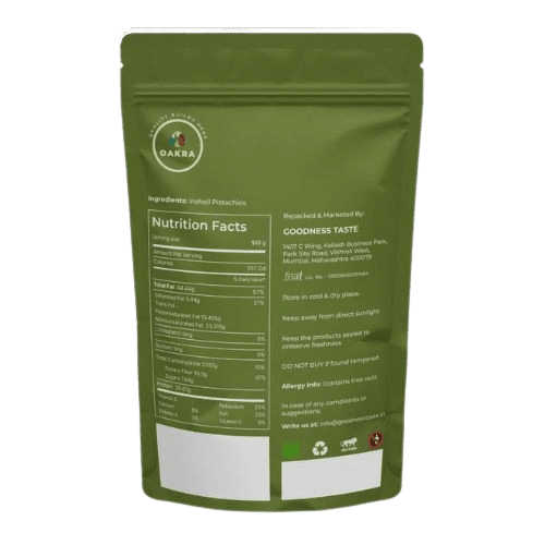Inshell Pistachio 500g - Goodness Taste